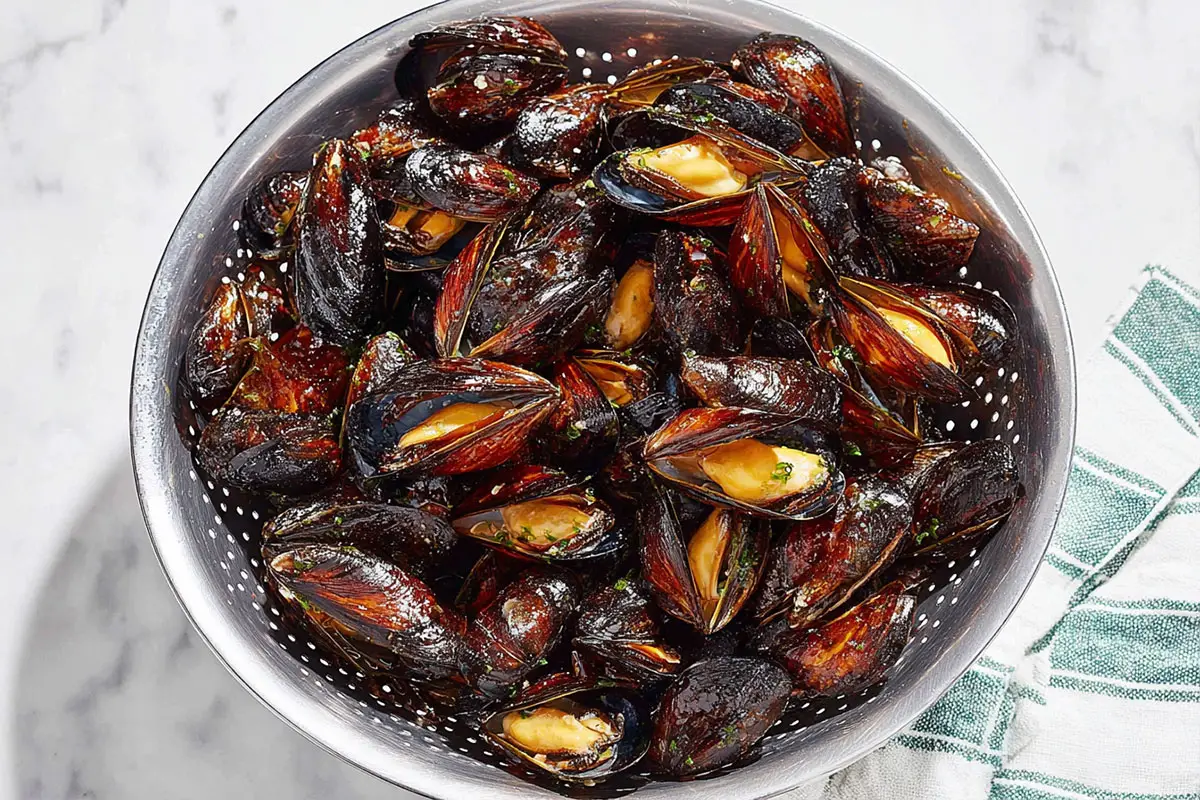 Easy Steamed Mussels in White Wine and Garlic - My Fish Recipes